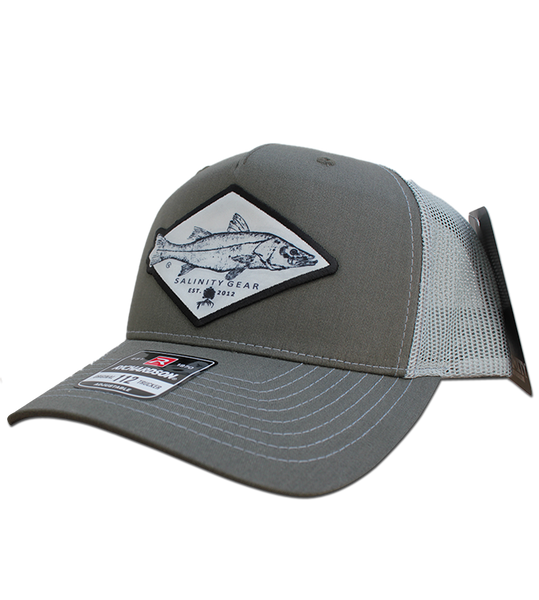 Snook Gyotaku Patch Hat - Beetle/Quarry – Salinity Gear LLC