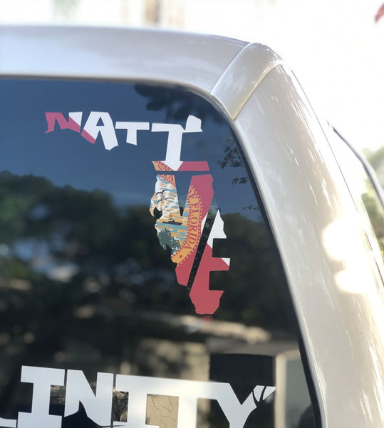 Large Florida Native Flag Vinyl Sticker – Salinity Gear LLC