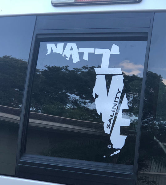 Large Florida Native Vinyl Sticker – Salinity Gear LLC
