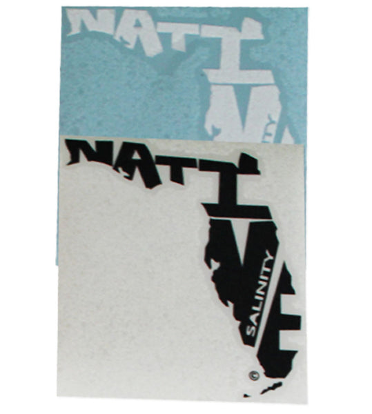 Extra Large Florida Native Vinyl Sticker – Salinity Gear LLC