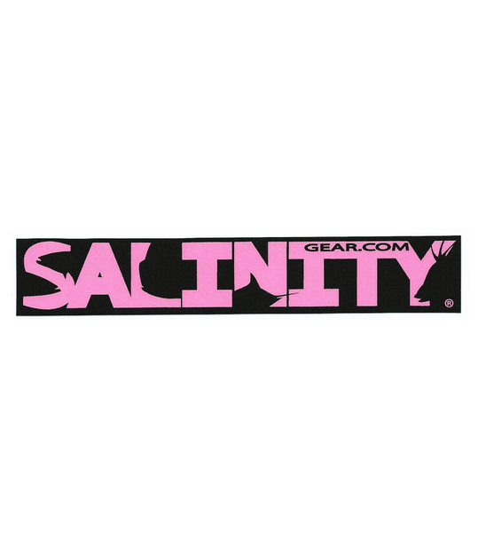 Salinity Pink Logo Sticker – Salinity Gear LLC